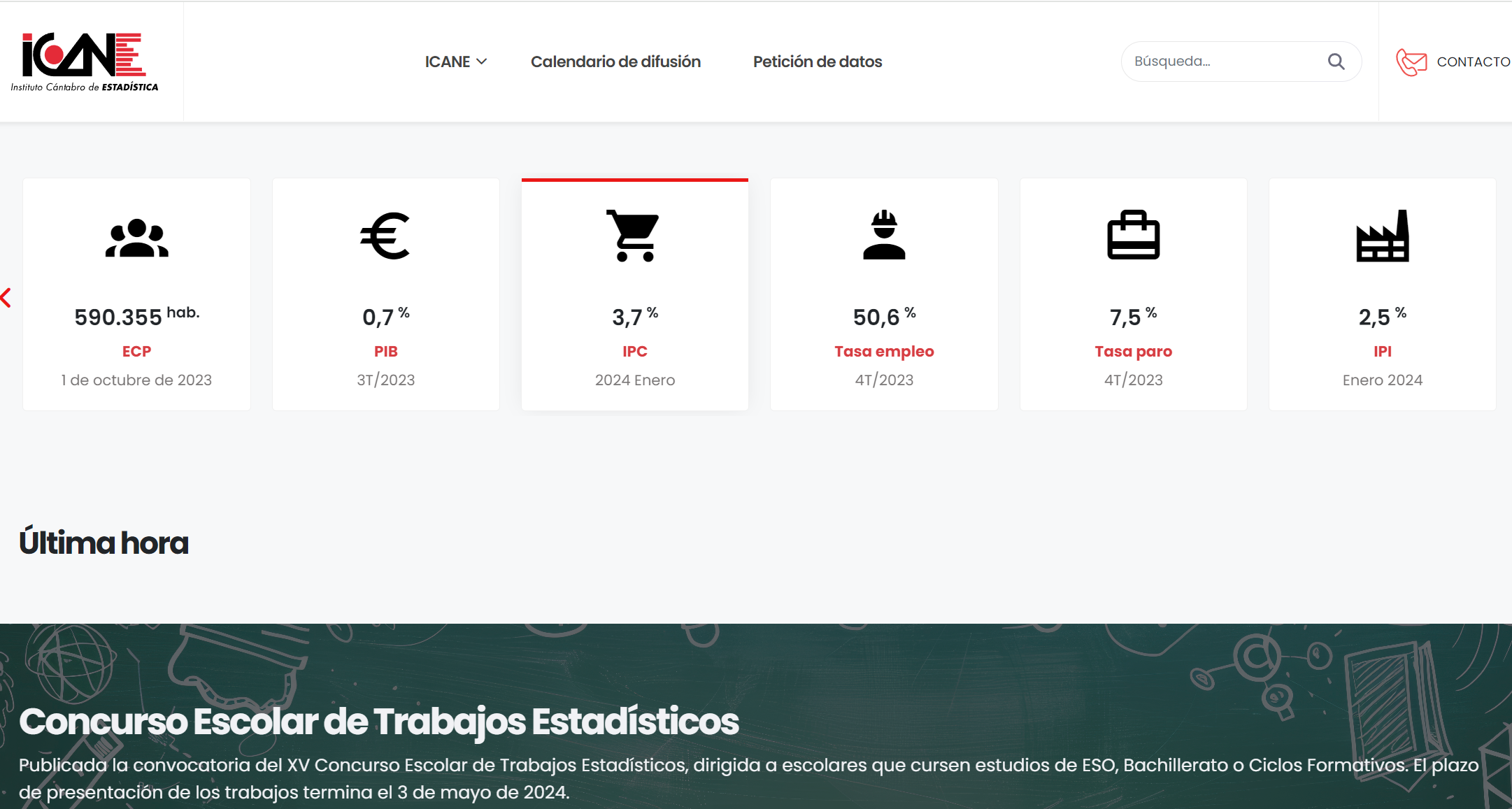 El ICANE estrena un portal web más moderno y accesible y con un diseño ...